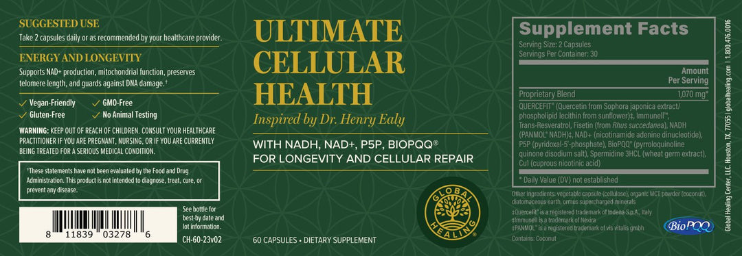 Ultimate Cellular Health - Aids Libido - Boost Energy - Global Healing ...